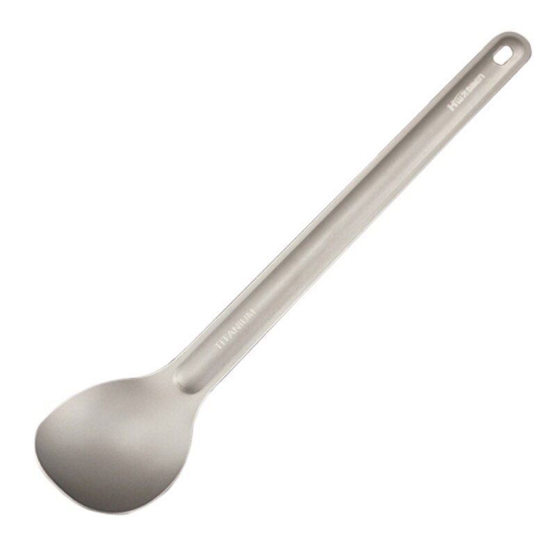Titanium Lightweight Long Handle Spoon buffwoofer.com